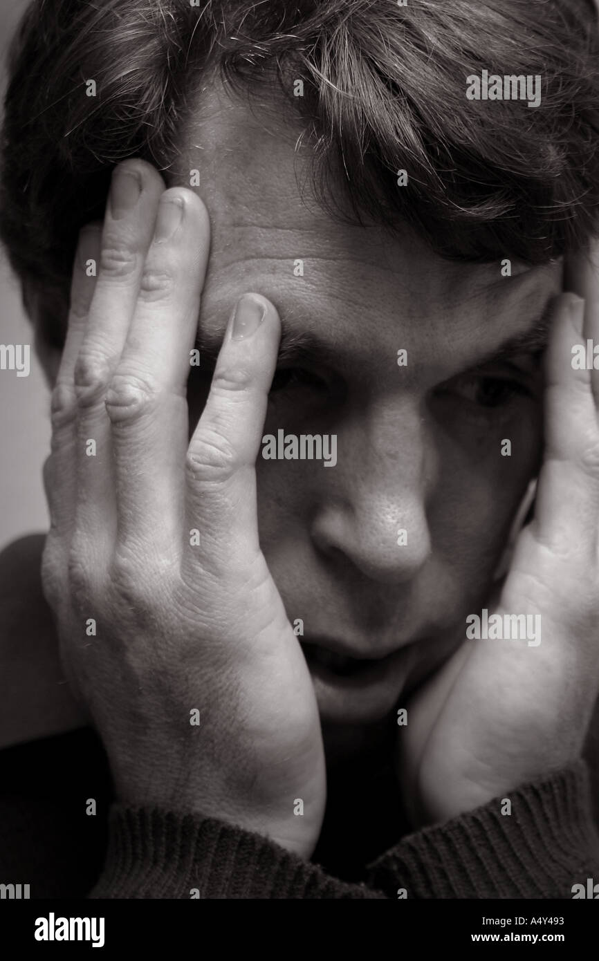 My Head Hurts Stock Photo - Alamy