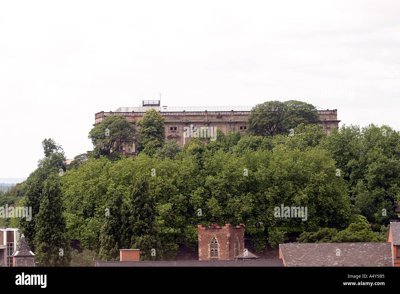 Nottingham Castle viewed from th South The current building replaces ...