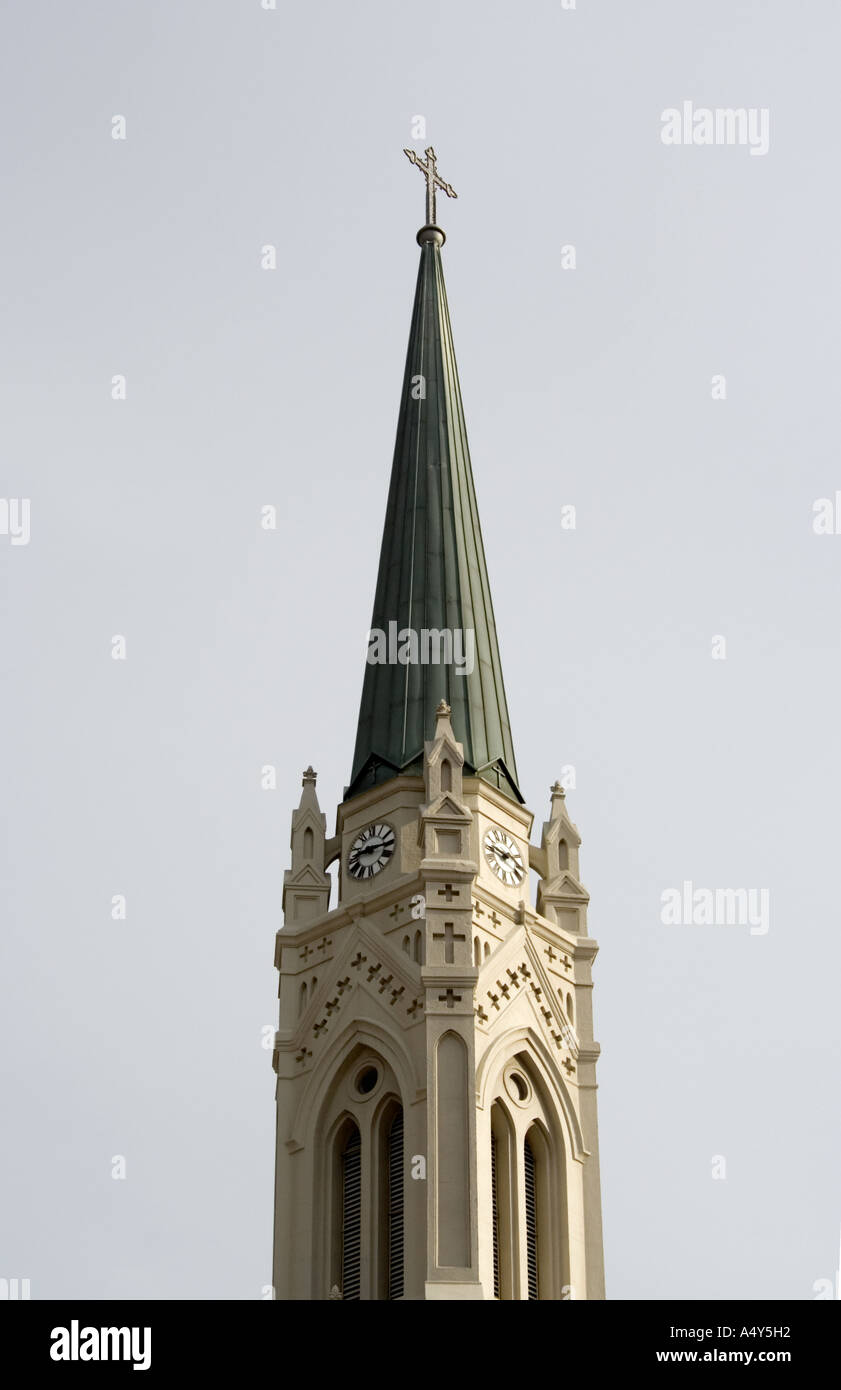 Steeple of St Joseph Cathedral Baton Rouge LA Louisiana USA Stock Photo ...