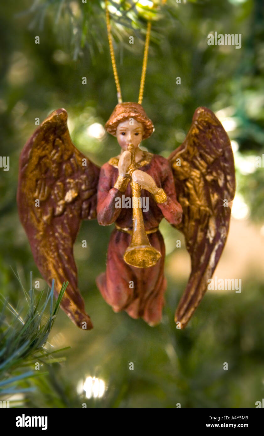 Angel with horn hi-res stock photography and images - Alamy
