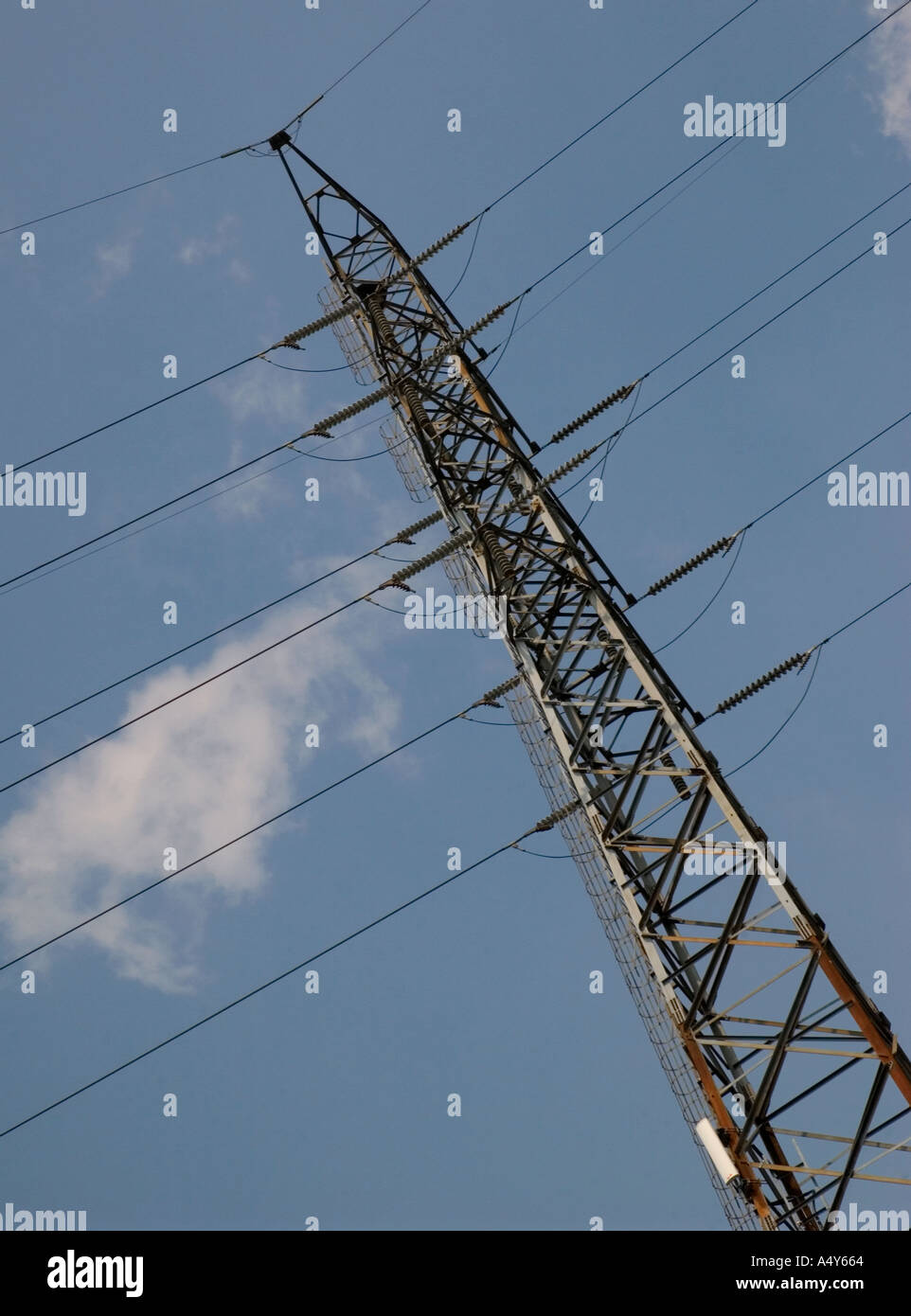 Electric power cables tower hi-res stock photography and images - Alamy