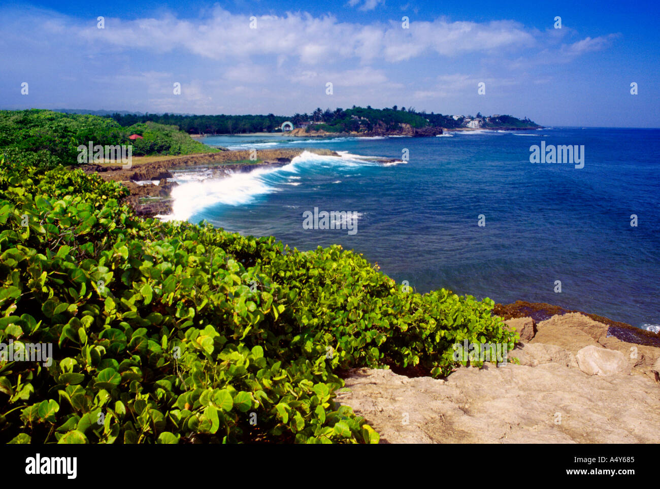 coastline Cerromar Beach Puerto Rico Stock Photo - Alamy