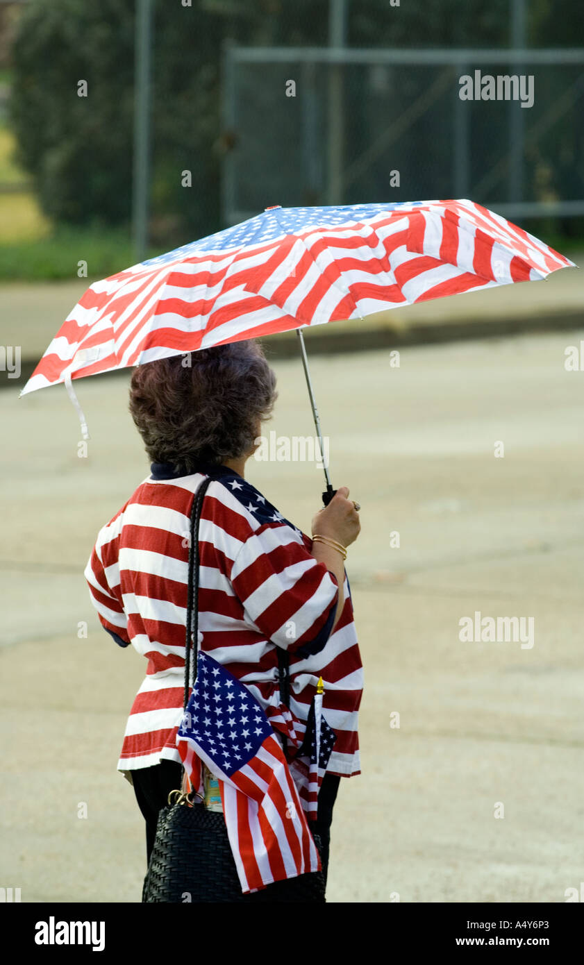 Dressed in flags Stock Photo - Alamy