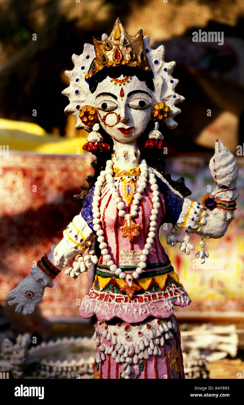Statue of goddess Durga Stock Photo - Alamy