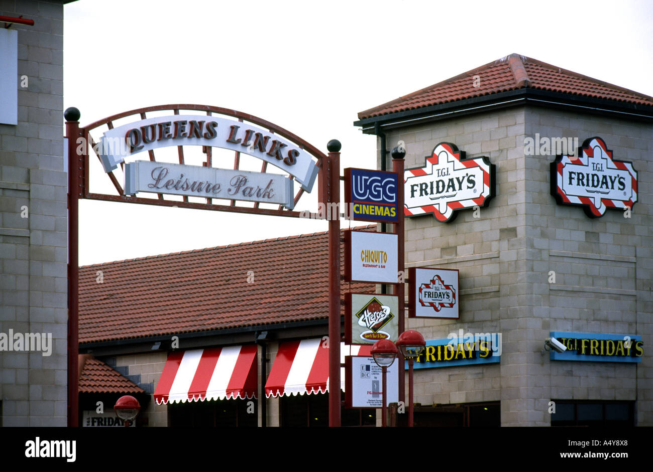 Queens Links Leisure Park, featuring TGI Fridays at Aberdeen Beachfront ...