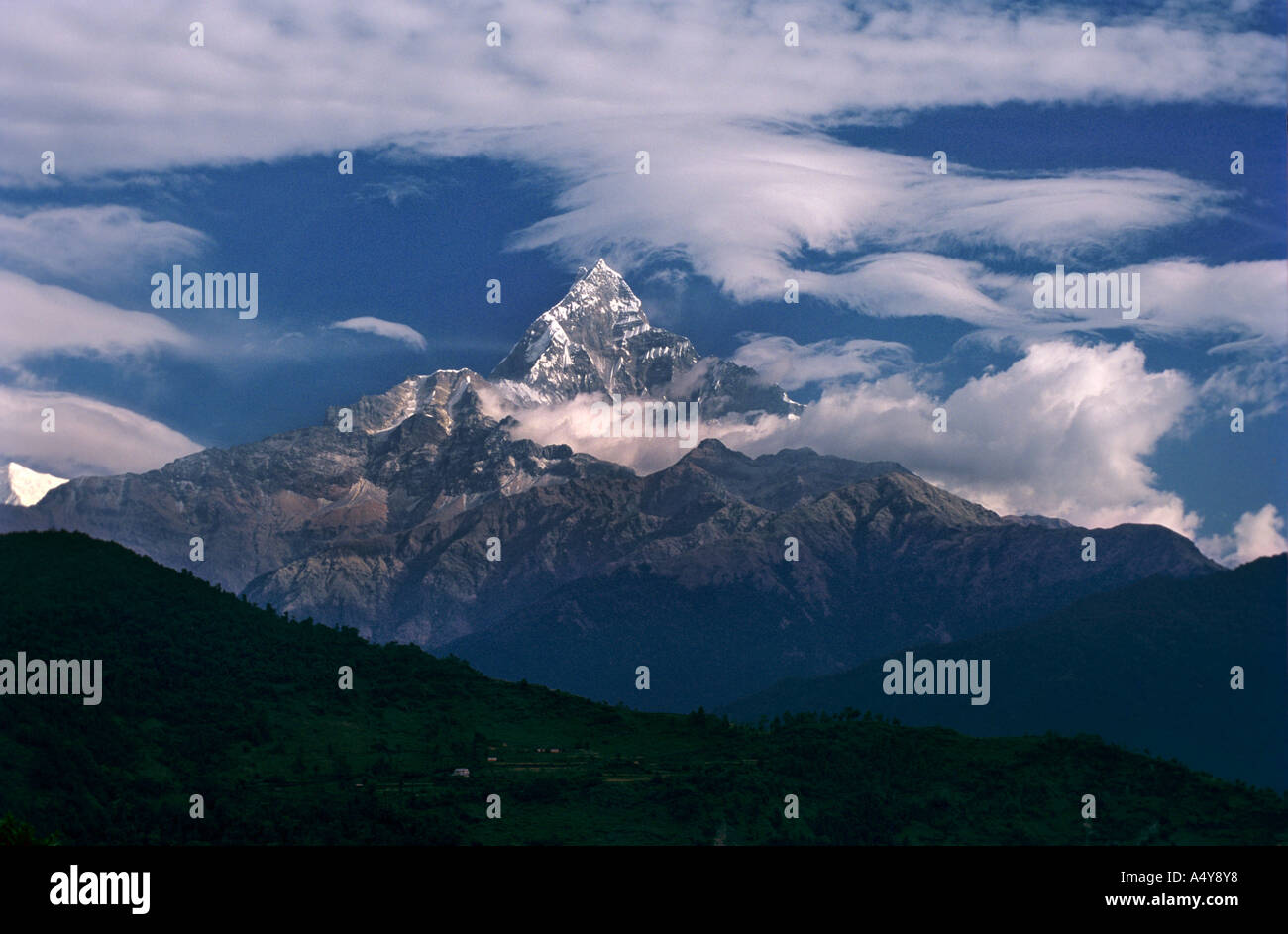 The Annapurna Range Stock Photo - Alamy