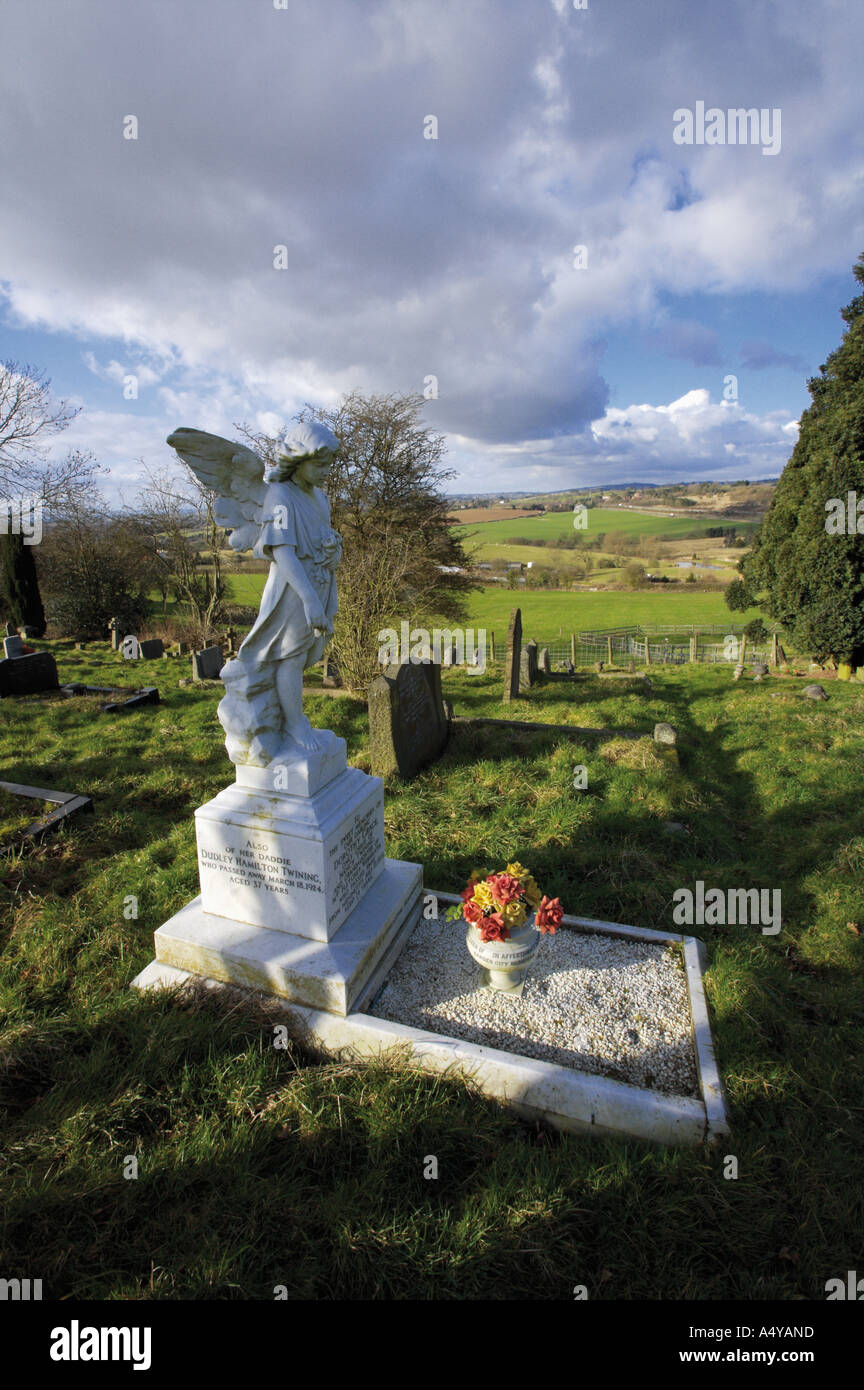 Tardebigge churchyard Worcestershire the Midlands England Stock Photo ...