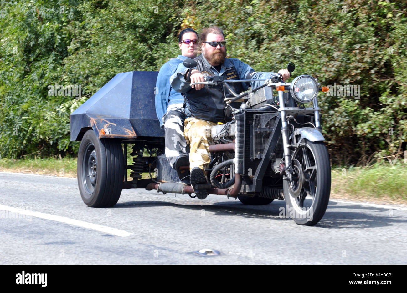 Three wheel motorbike Stock Photo - Alamy