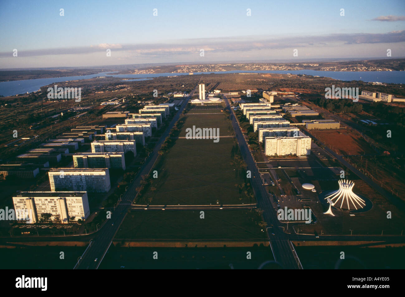 Aerial view of Brasilia capitol of Brazil Stock Photo - Alamy