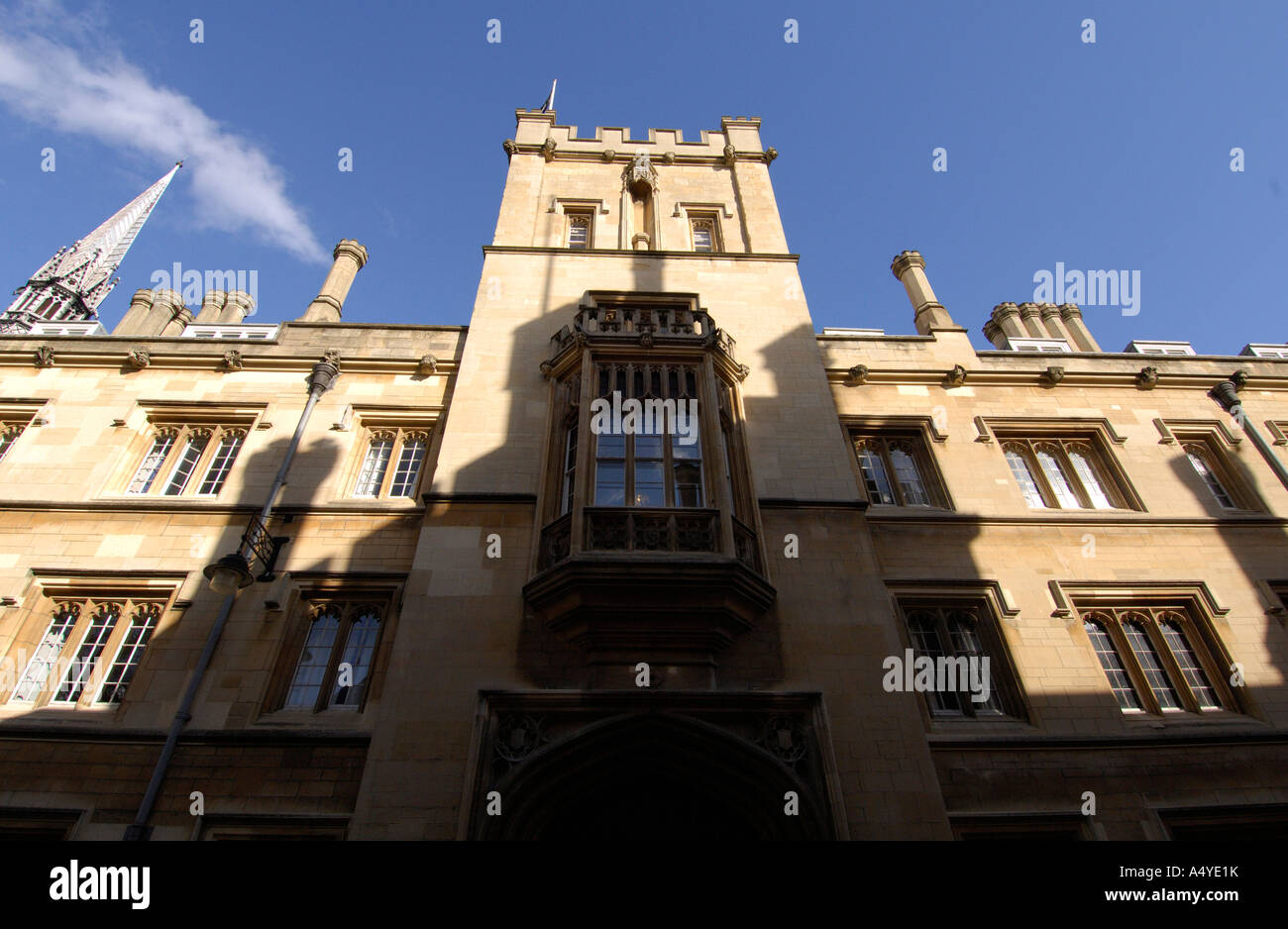 Entrance to Jesus College Oxford Stock Photo - Alamy