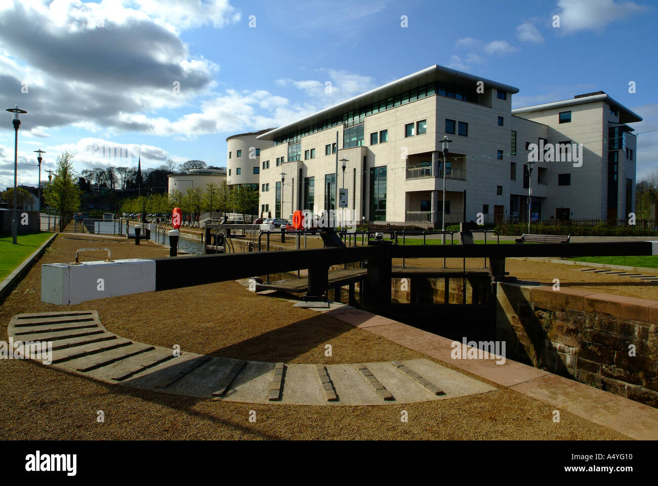 Lisburn City Civic Centre Stock Photo - Alamy