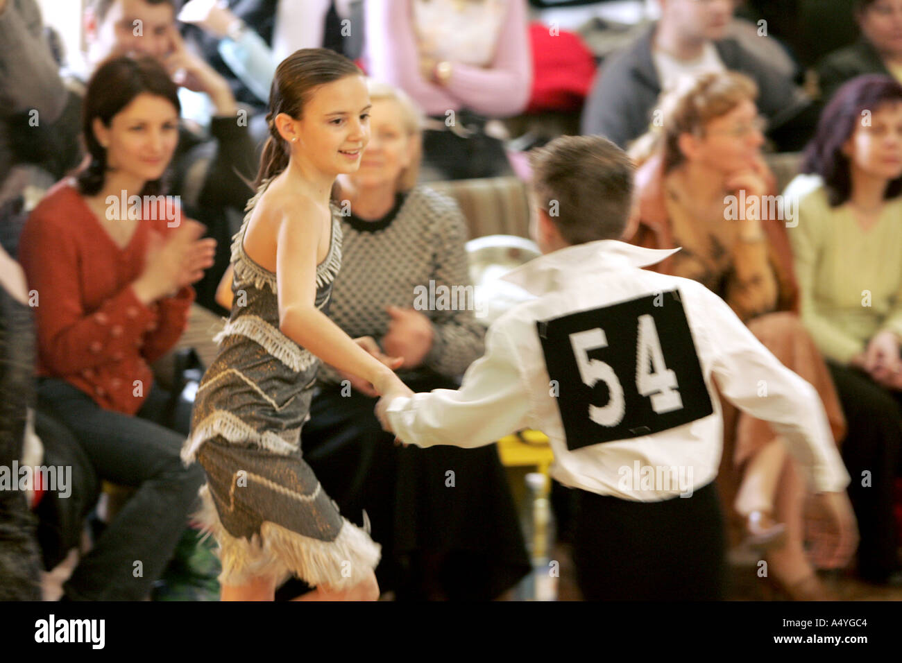 Children sports dances outfits dance competition public little audience ...