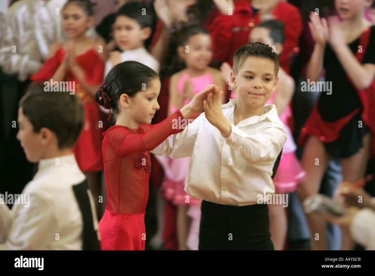 Children sports dances outfits dance competition public little audience ...