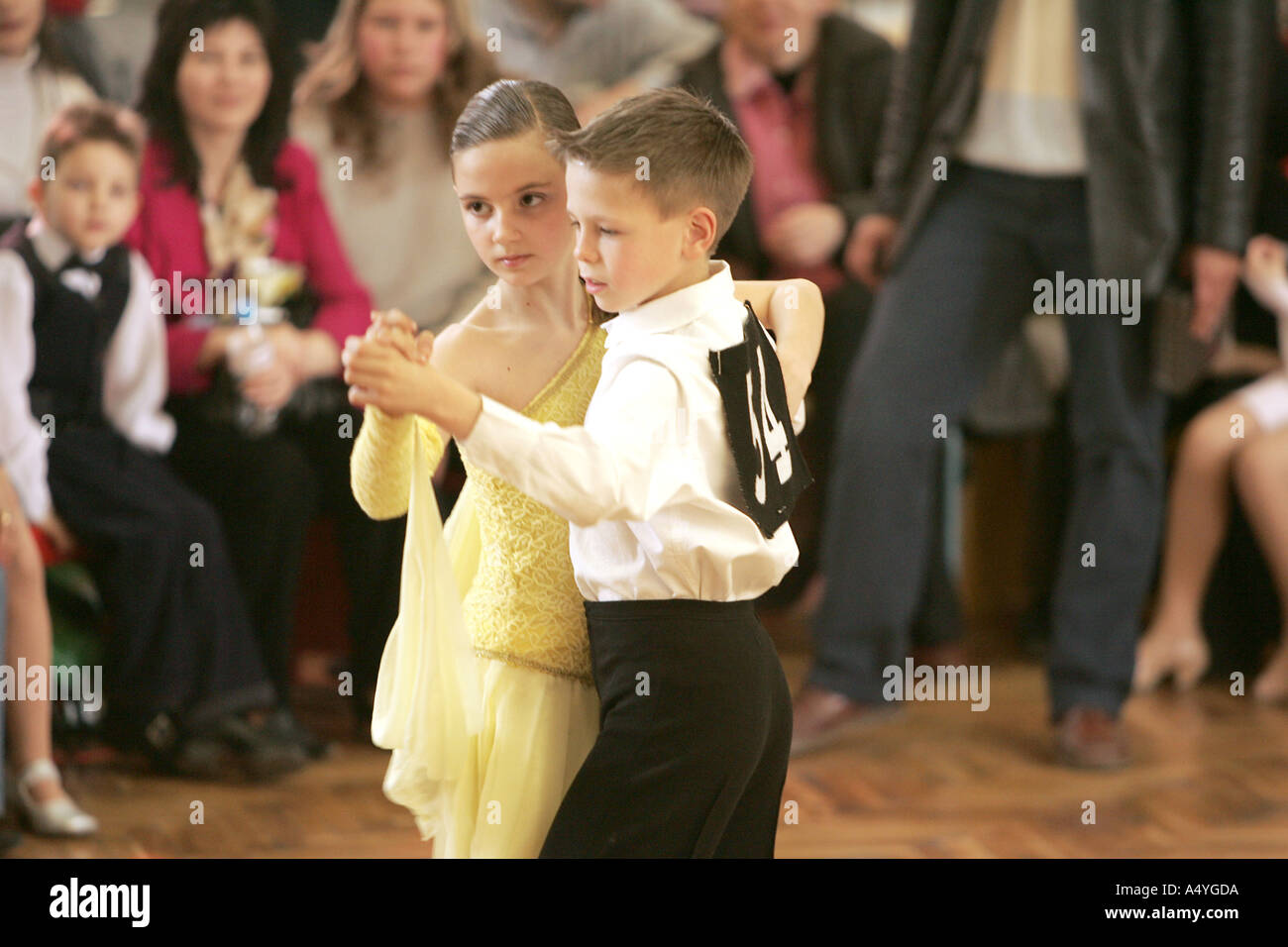 Children sports dances outfits dance competition public little audience ...
