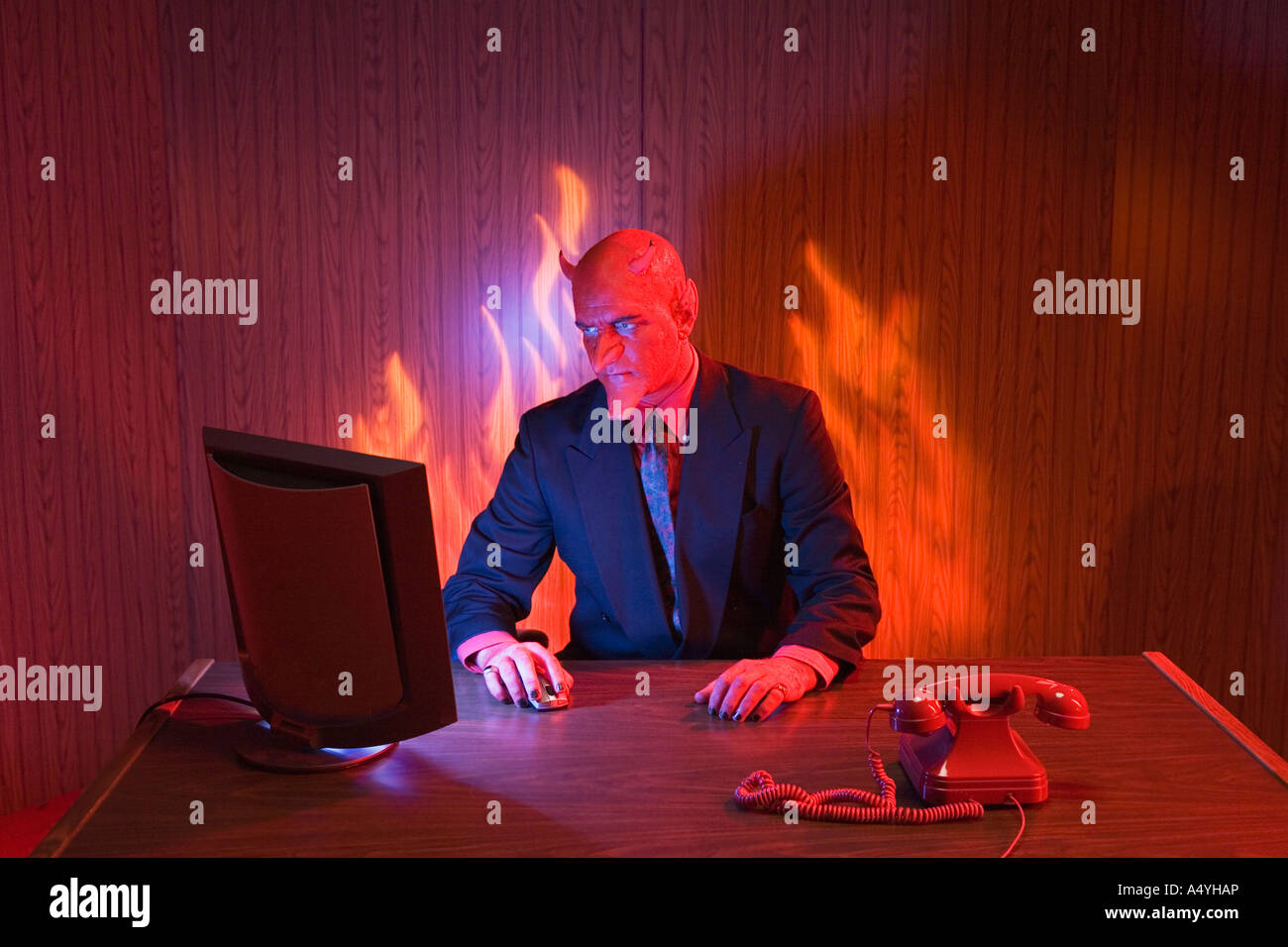 Devil Computer High Resolution Stock Photography and Images - Alamy