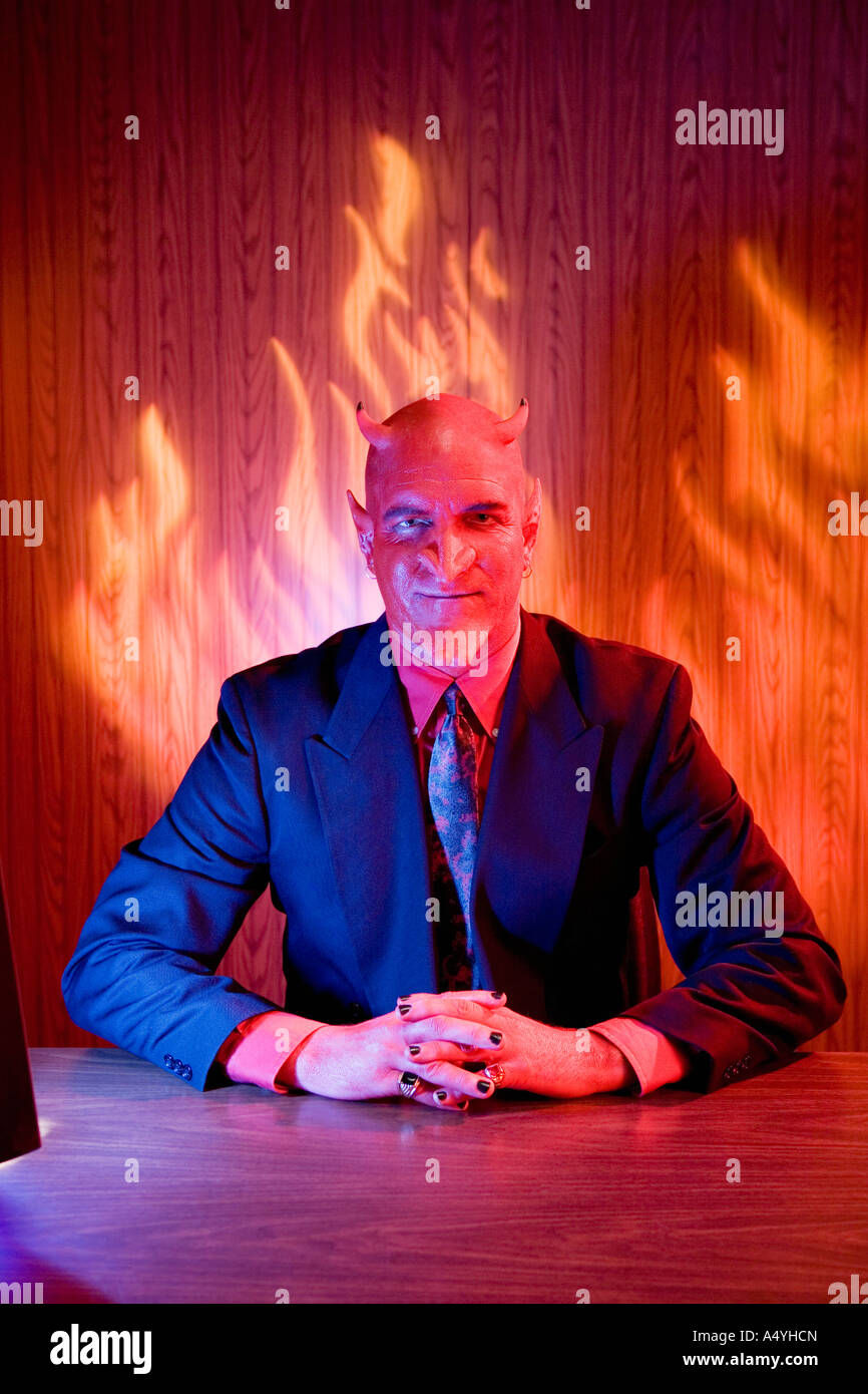 Man dressed satan devil hi-res stock photography and images - Alamy