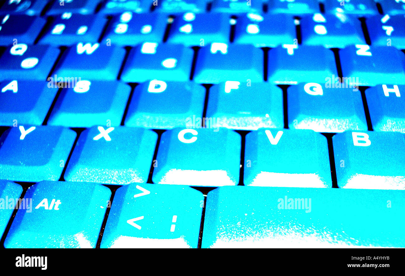 Alphabet blue computers esthetic format horizontal keyboard keyboards ...
