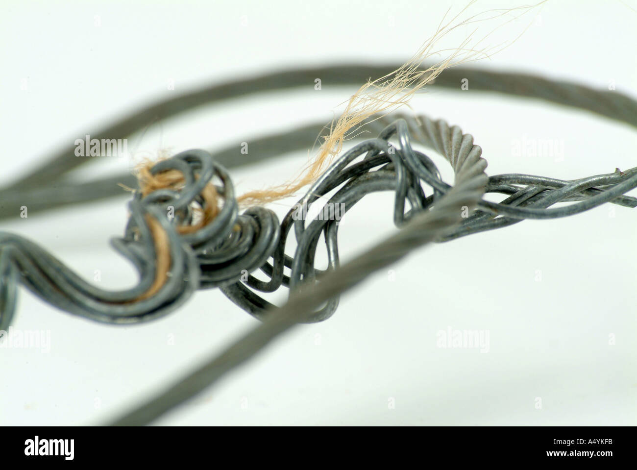 Frayed wire cable hi-res stock photography and images - Alamy