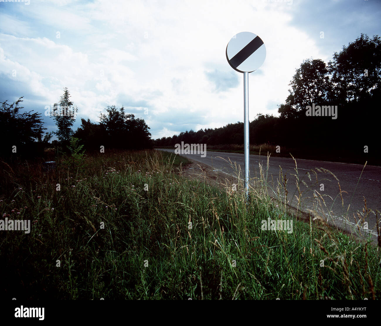 National Speed Limit Sign Stock Photo - Alamy