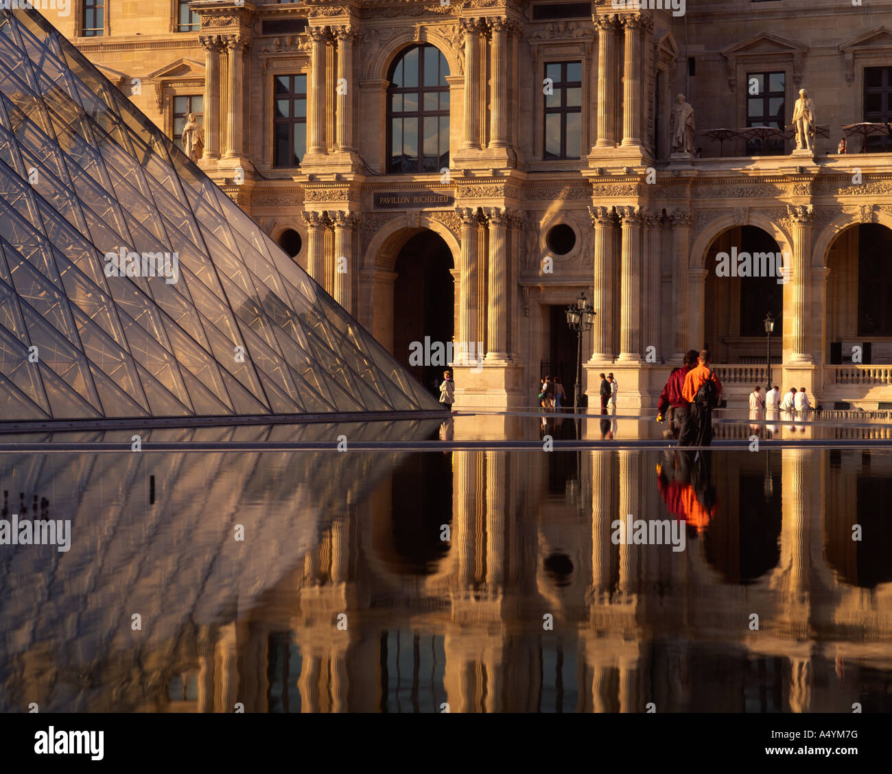 Reflection on the pyramid hi-res stock photography and images - Alamy