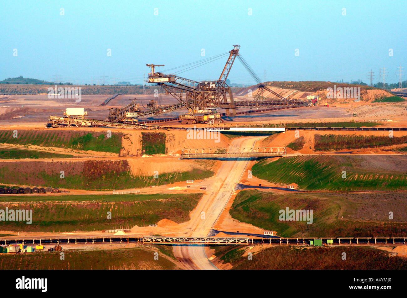 Brown coal strip mining Garzweiler Stock Photo - Alamy
