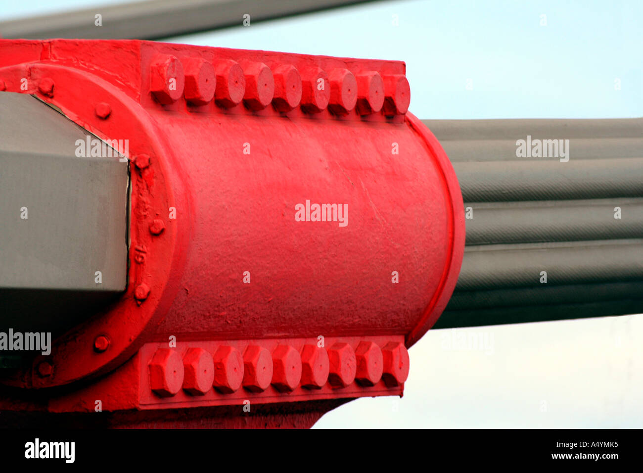 Hanging steel rope Stock Photo - Alamy