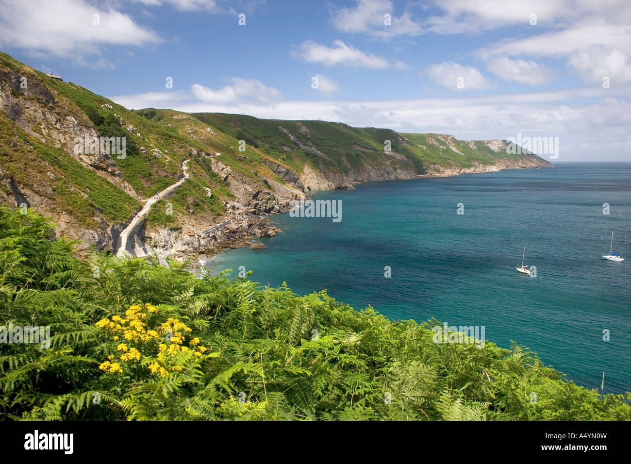 View from Lundy Island Stock Photo - Alamy
