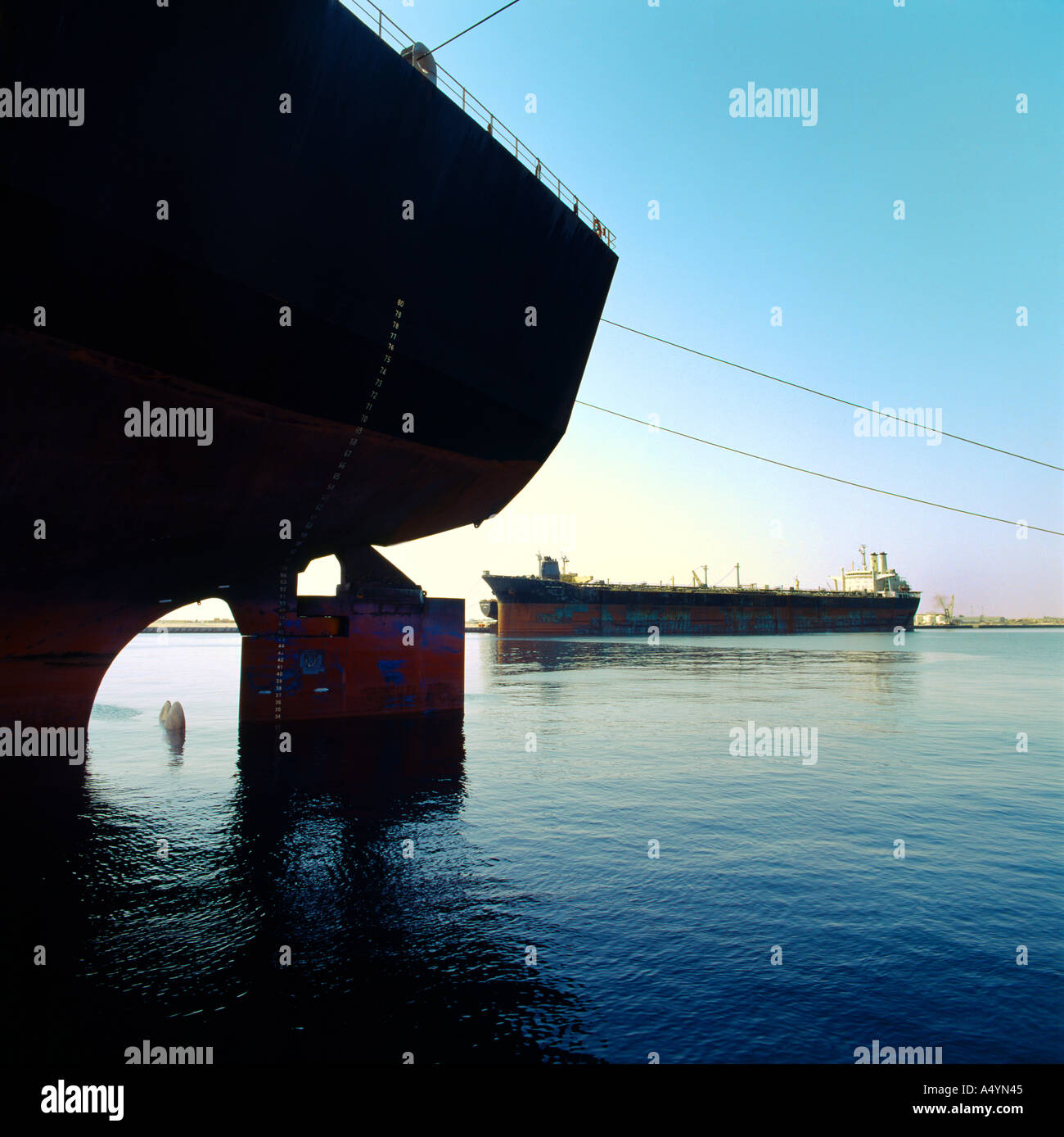 Dubai UAE Mina Jebel Ali Port Oil Tankers Stock Photo - Alamy
