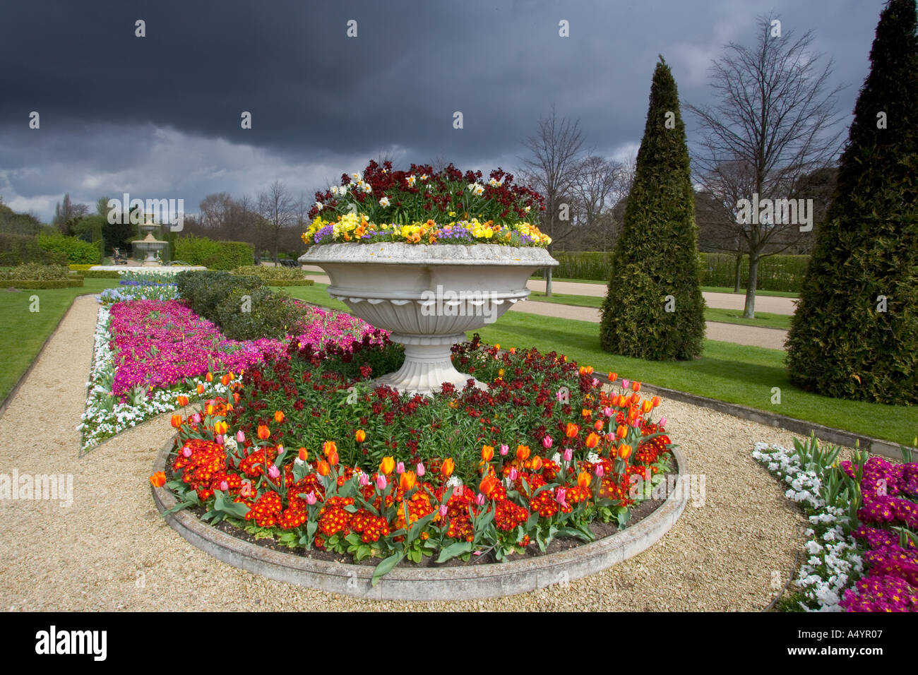 Spring Flowers in Regents Park London UK April Stock Photo - Alamy