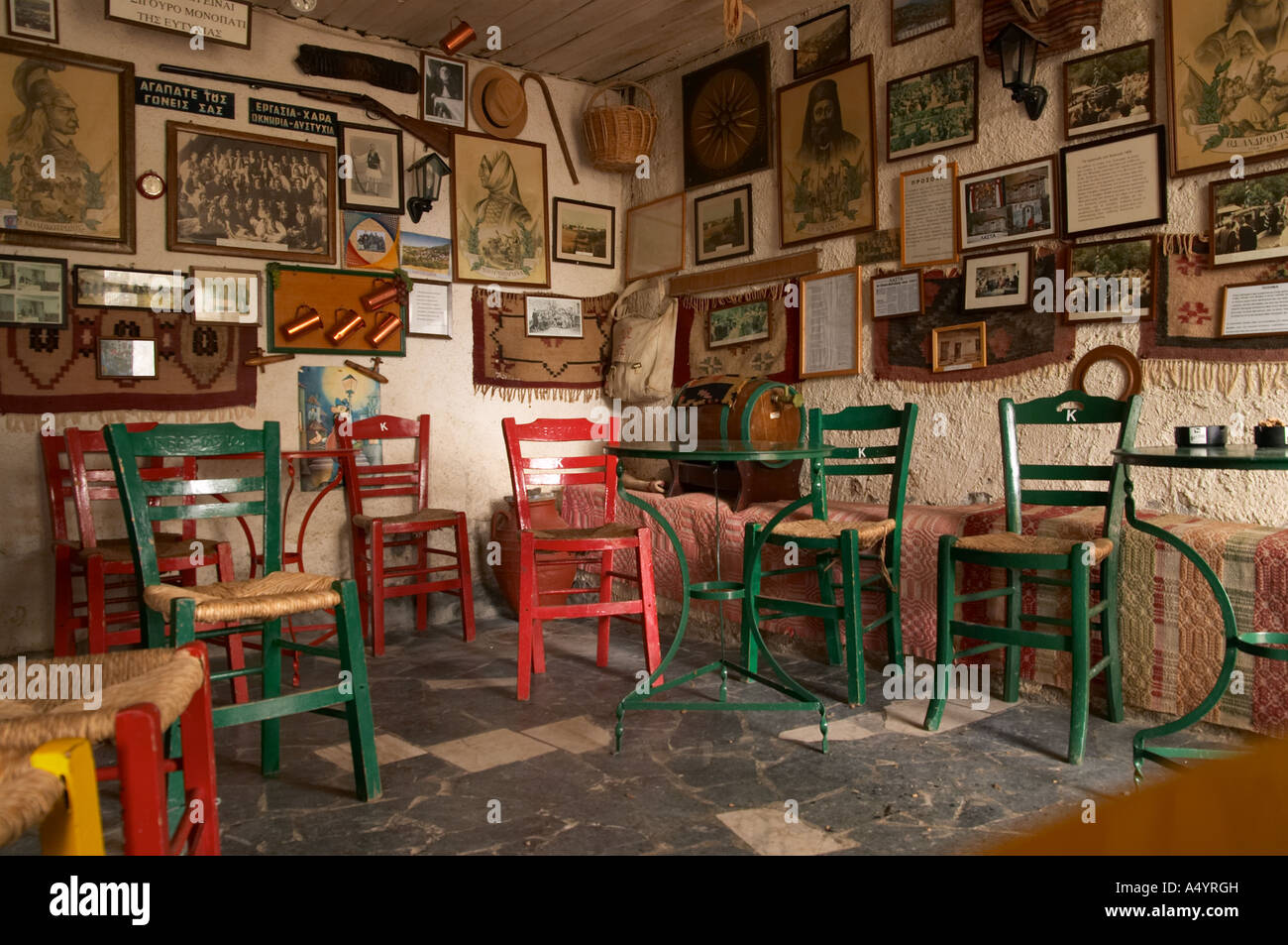 Traditional kafenion hi-res stock photography and images - Alamy