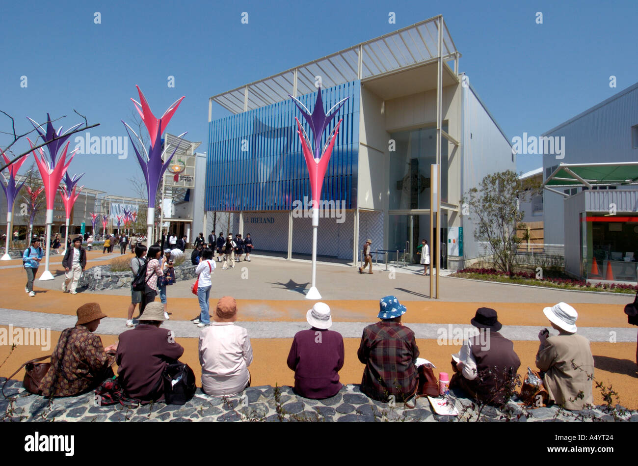 The Ireland Pavilion at Expo 2005 in Aichi Japan Stock Photo - Alamy