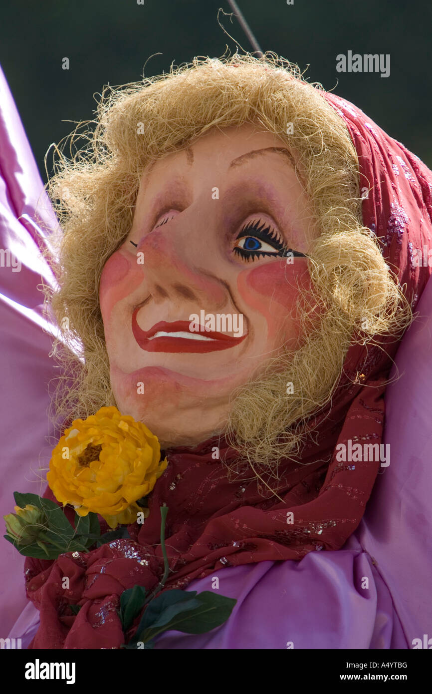 Head of Mari-Jaia giganta (female giant), symbol of Aste Nagusia fiesta ...