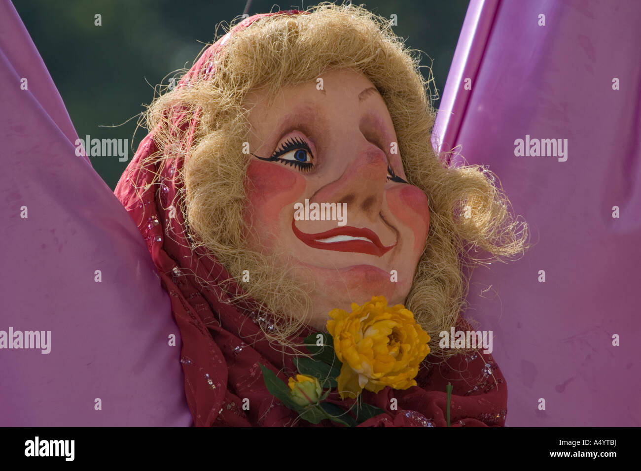 Head of Mari-Jaia giganta (female giant), mascot and symbol of Aste ...