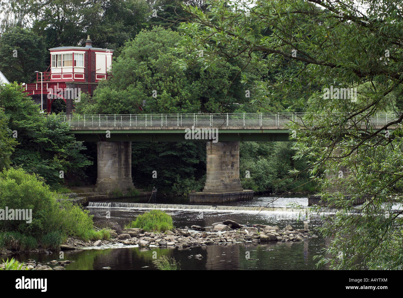 Signal box bridge hi-res stock photography and images - Alamy