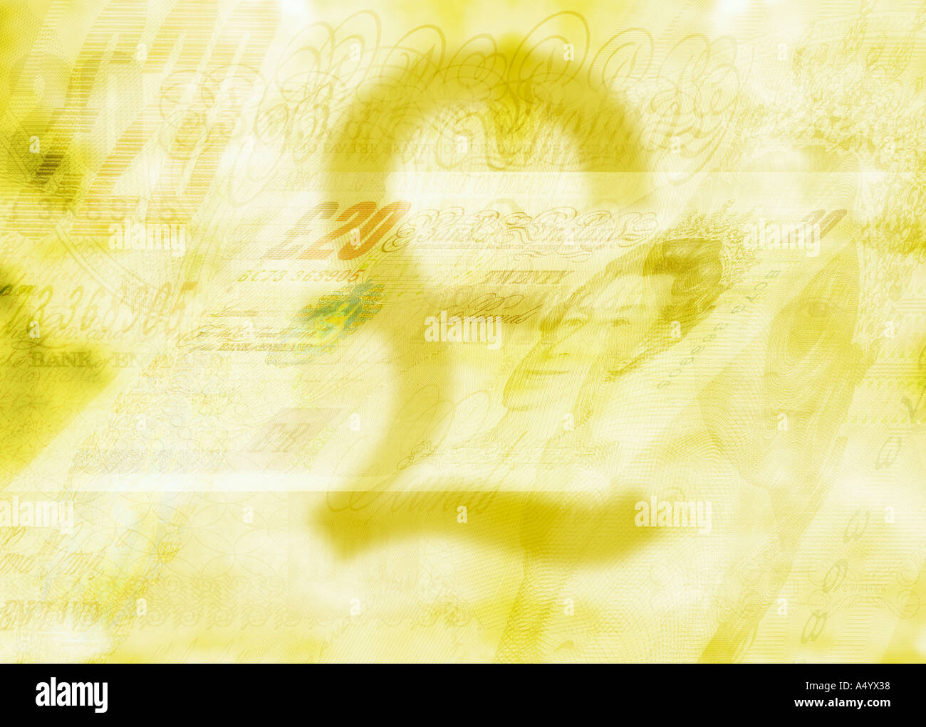 English Pound notes Stock Photo - Alamy