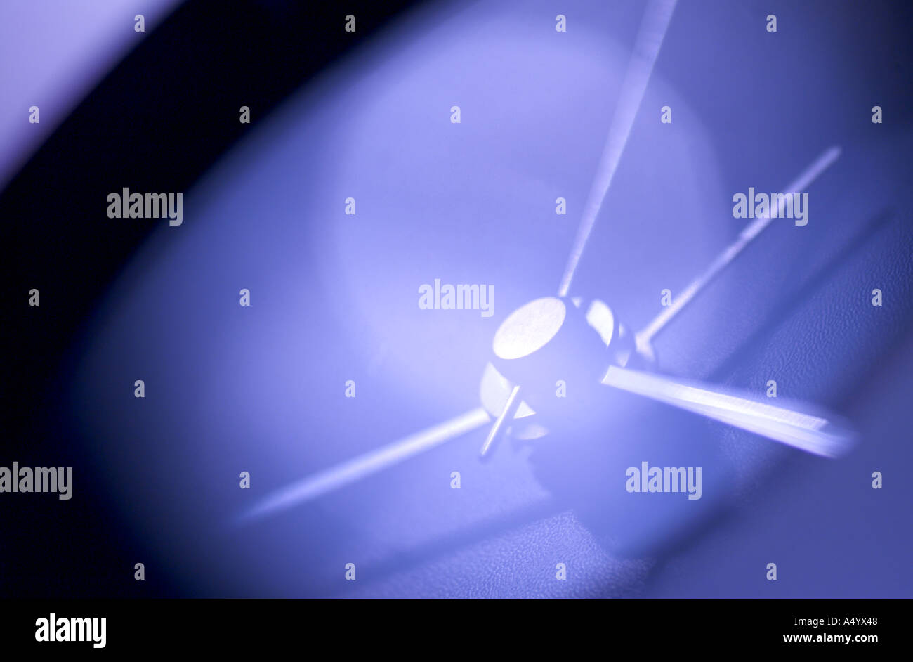 Light reflections clock face Stock Photo - Alamy