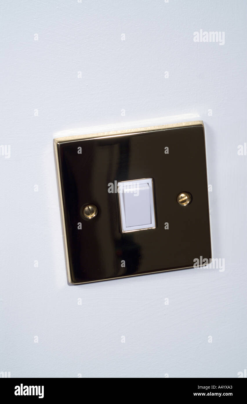 Brass switch hi-res stock photography and images - Alamy