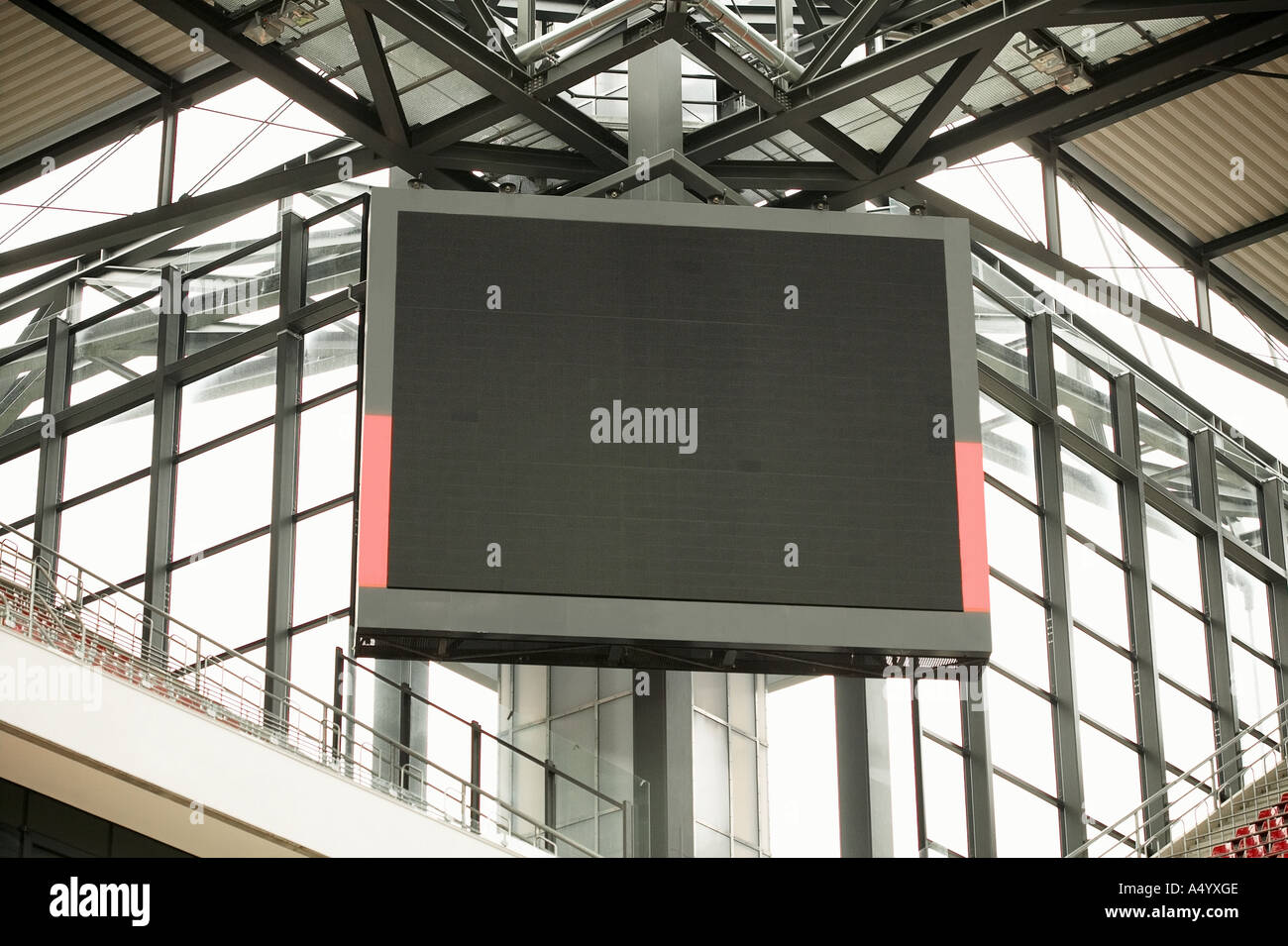 Screen at a football stadium Stock Photo - Alamy