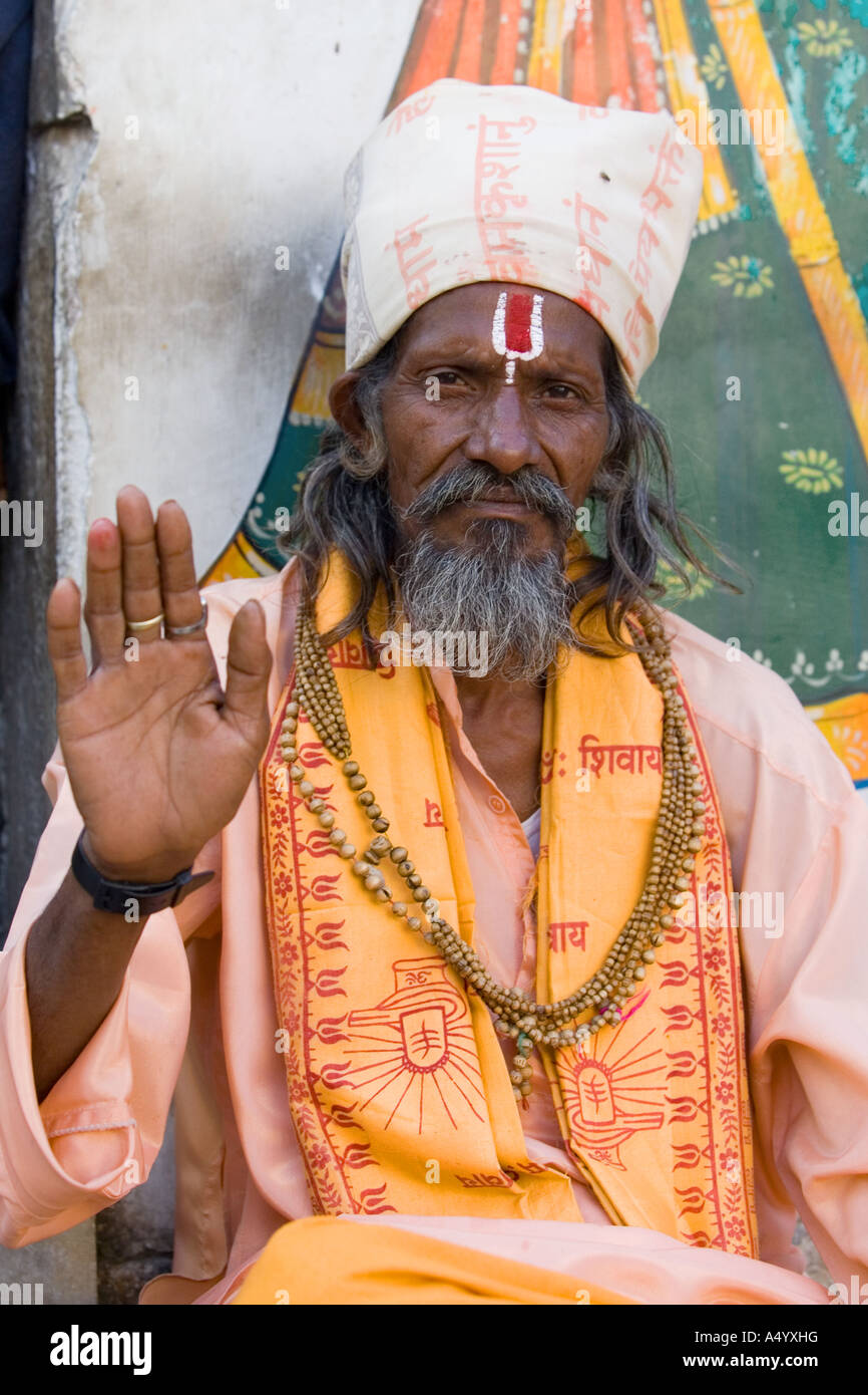Portrait of a Sadhu - India Stock Photo - Alamy