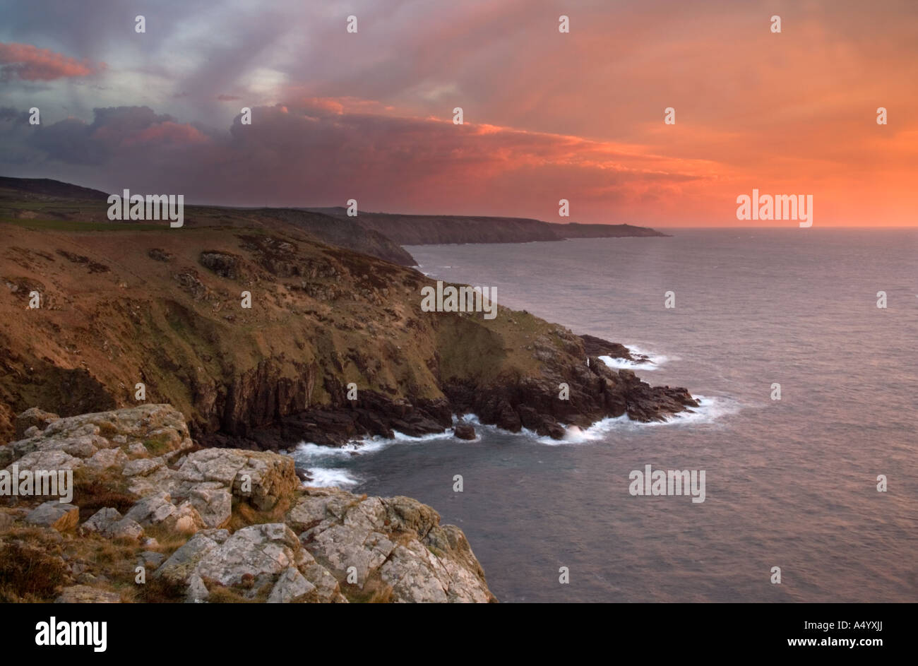 Gurnard s Head and the Penwith coastline cornwall Stock Photo - Alamy