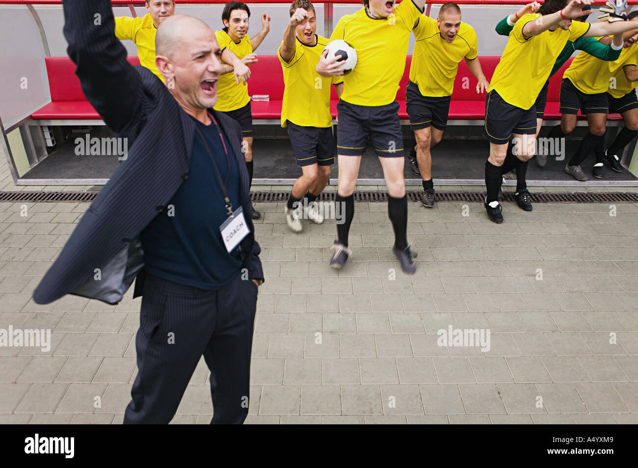 Sports coach shouting hi-res stock photography and images - Alamy
