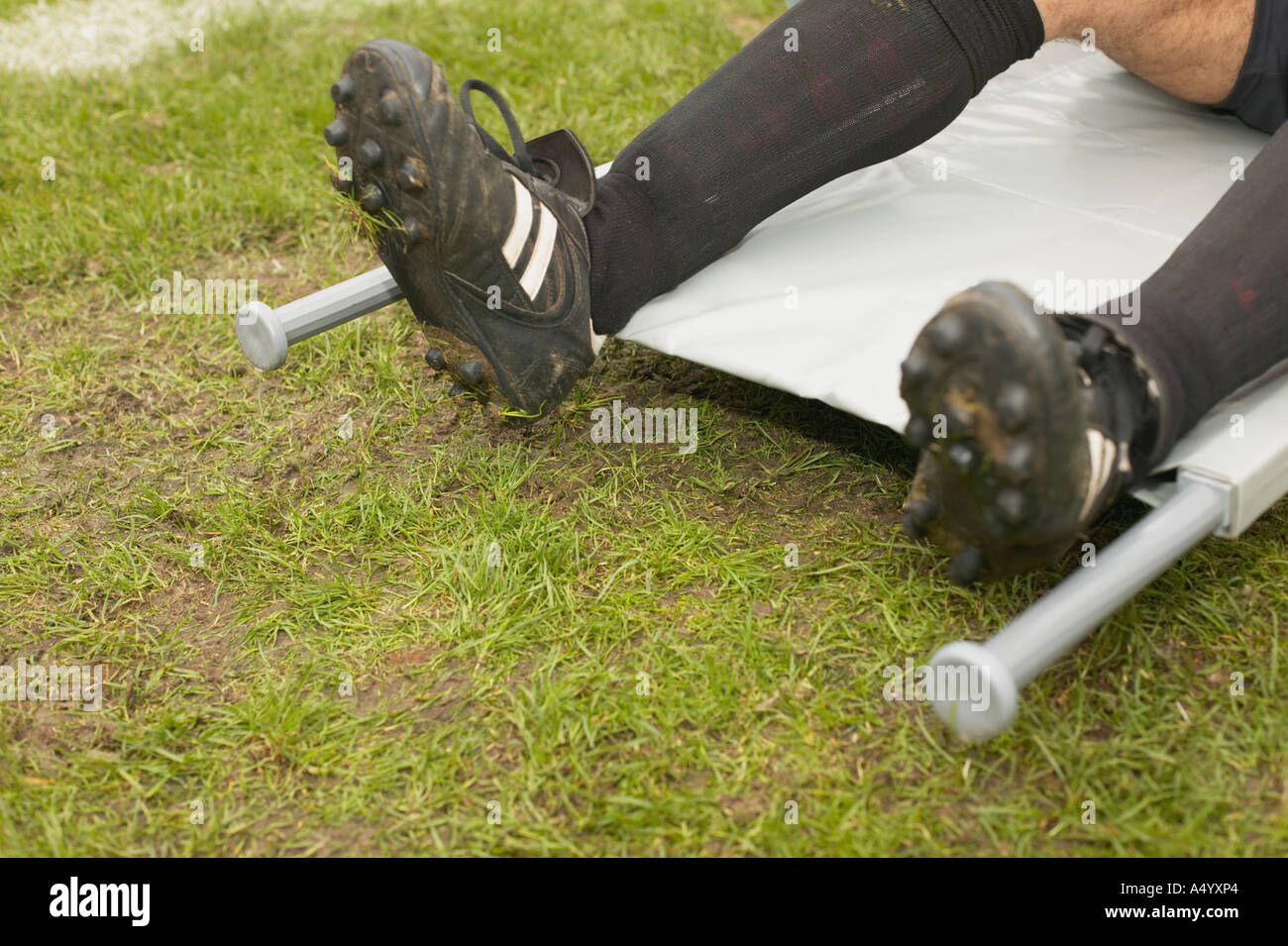 Stretcher football hi-res stock photography and images - Alamy