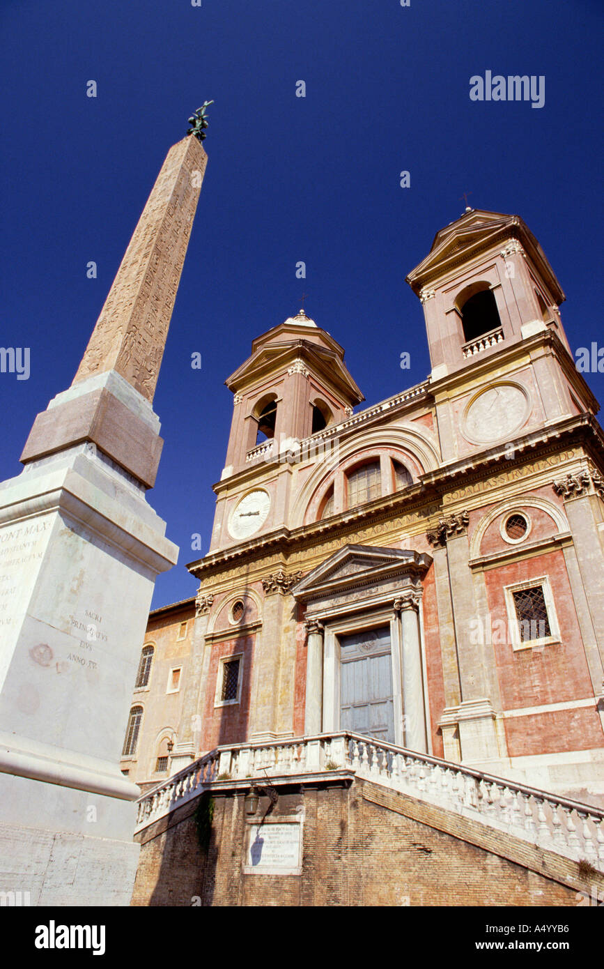 Trinita dei Monti, Rome, Italy Stock Photo - Alamy