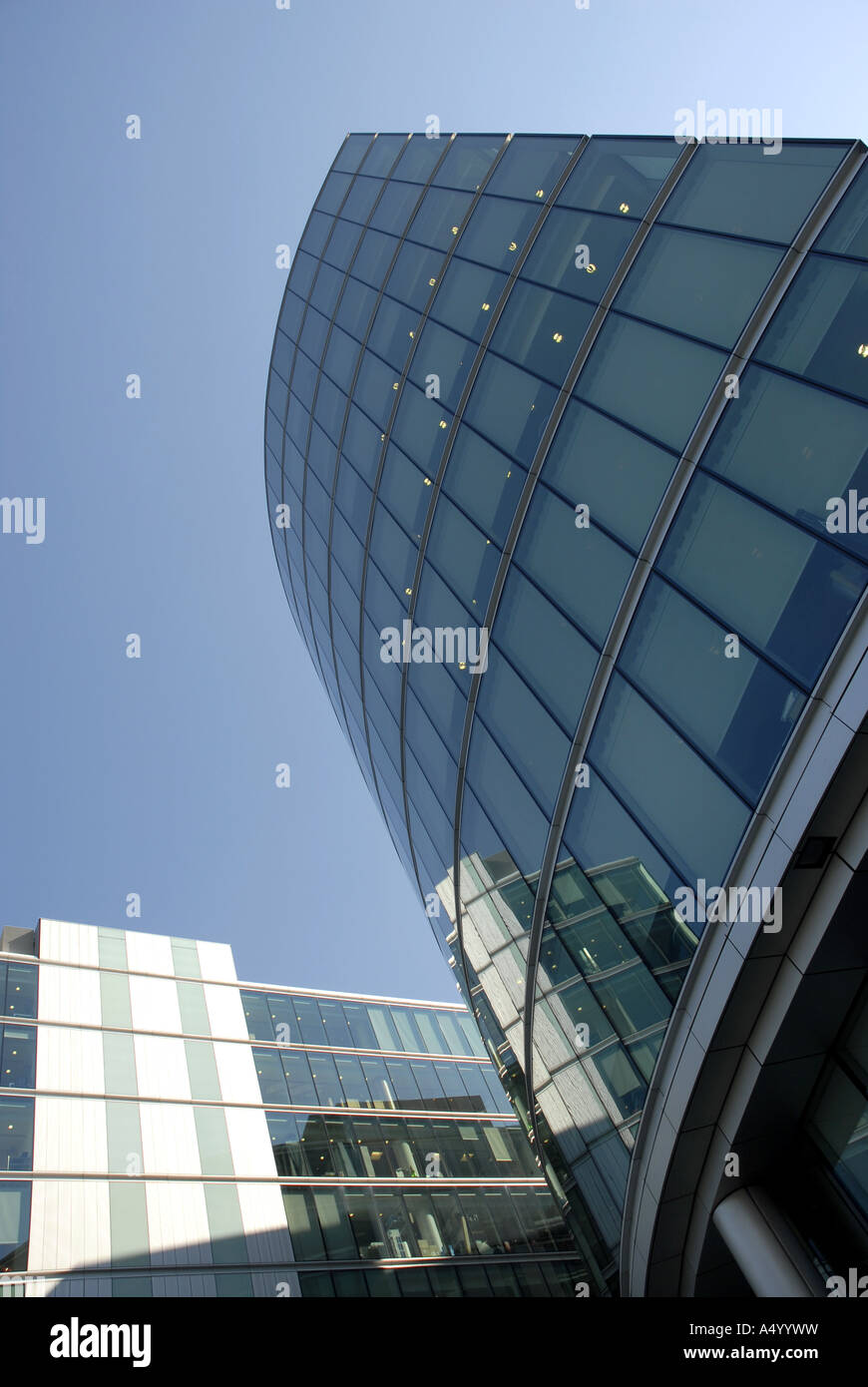 More London office buildings along The Queens Walk by the River Thames ...