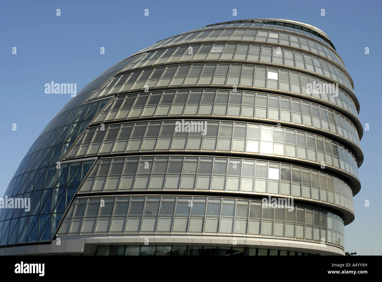 The City Hall building at 110 The Queens Walk by the River Thames in ...
