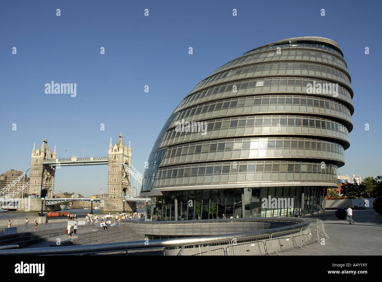 Tower Bridge and the City Hall building at 110 The Queens Walk by the ...