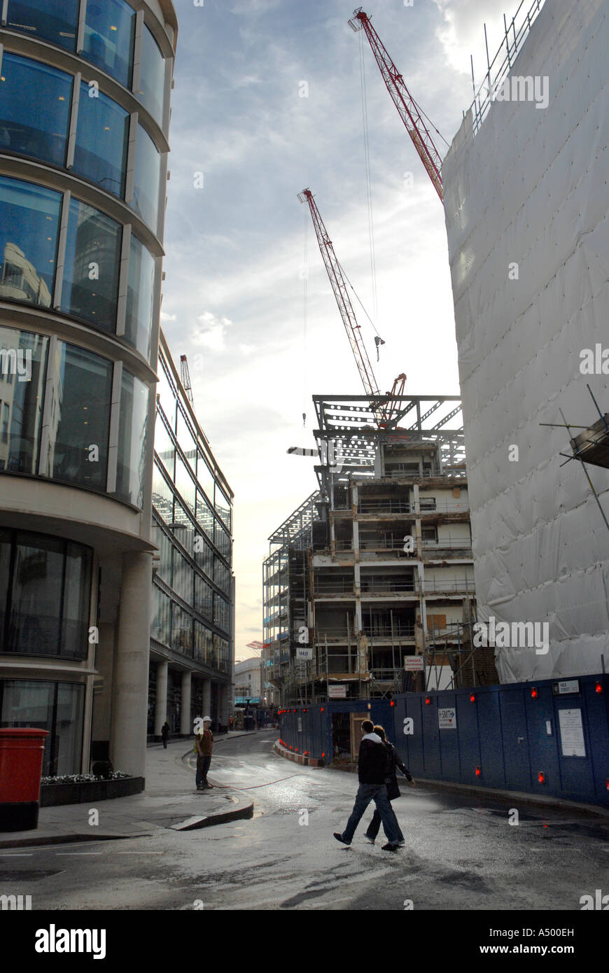 Construction in the City of London Stock Photo - Alamy