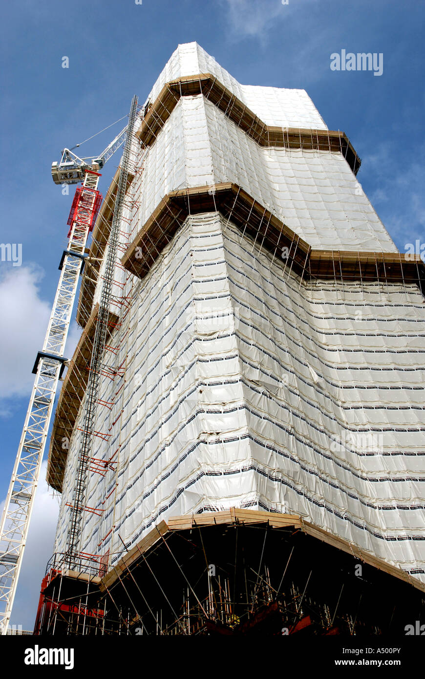 The Copthall Avenue building site under construction by Keltbray in the ...