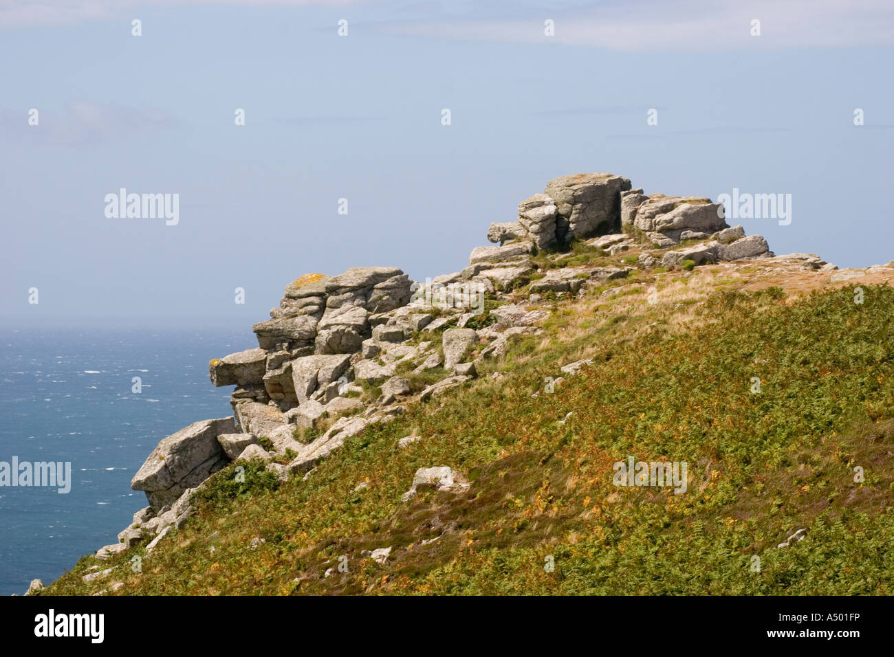 View from Lundy Island Stock Photo - Alamy