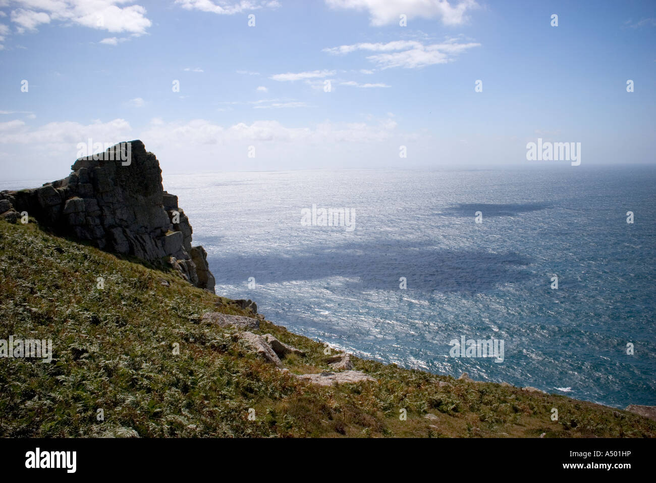 View from Lundy Island Stock Photo - Alamy